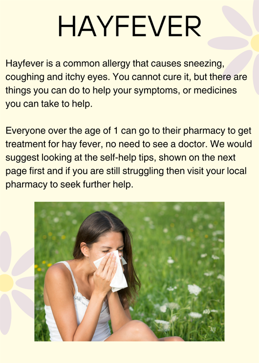 How to manage Hay Fever this season - Brunel Medical Practice